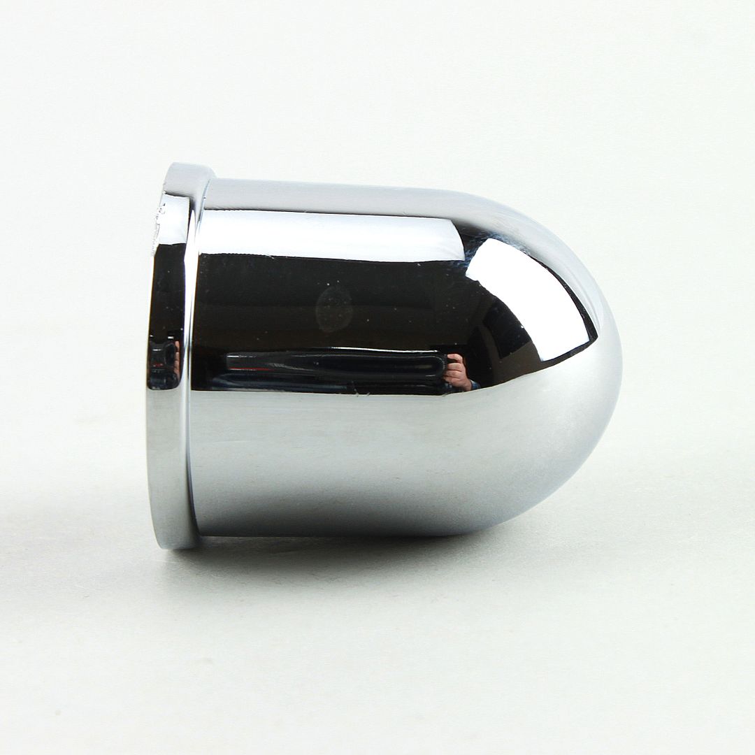 Chrome Plastic Spider Hub Cap Lug Nut Covers fits 3/4" or 13/16" Hex ...