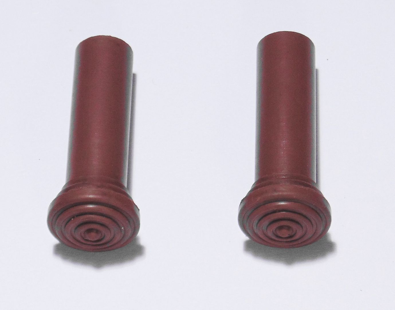 Pair Of 2 Pull Up Push Down Door Lock Rod Knobs Brown | eBay